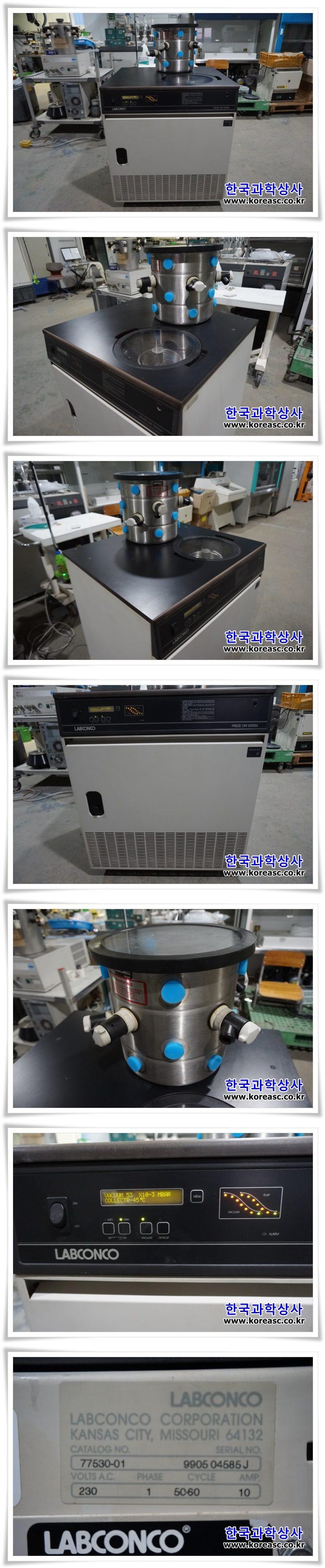 LABCONCO FREEZE DRY SYSTEM 77530-01 진공 동결건조기 - 계측기-장터 - 소리전자