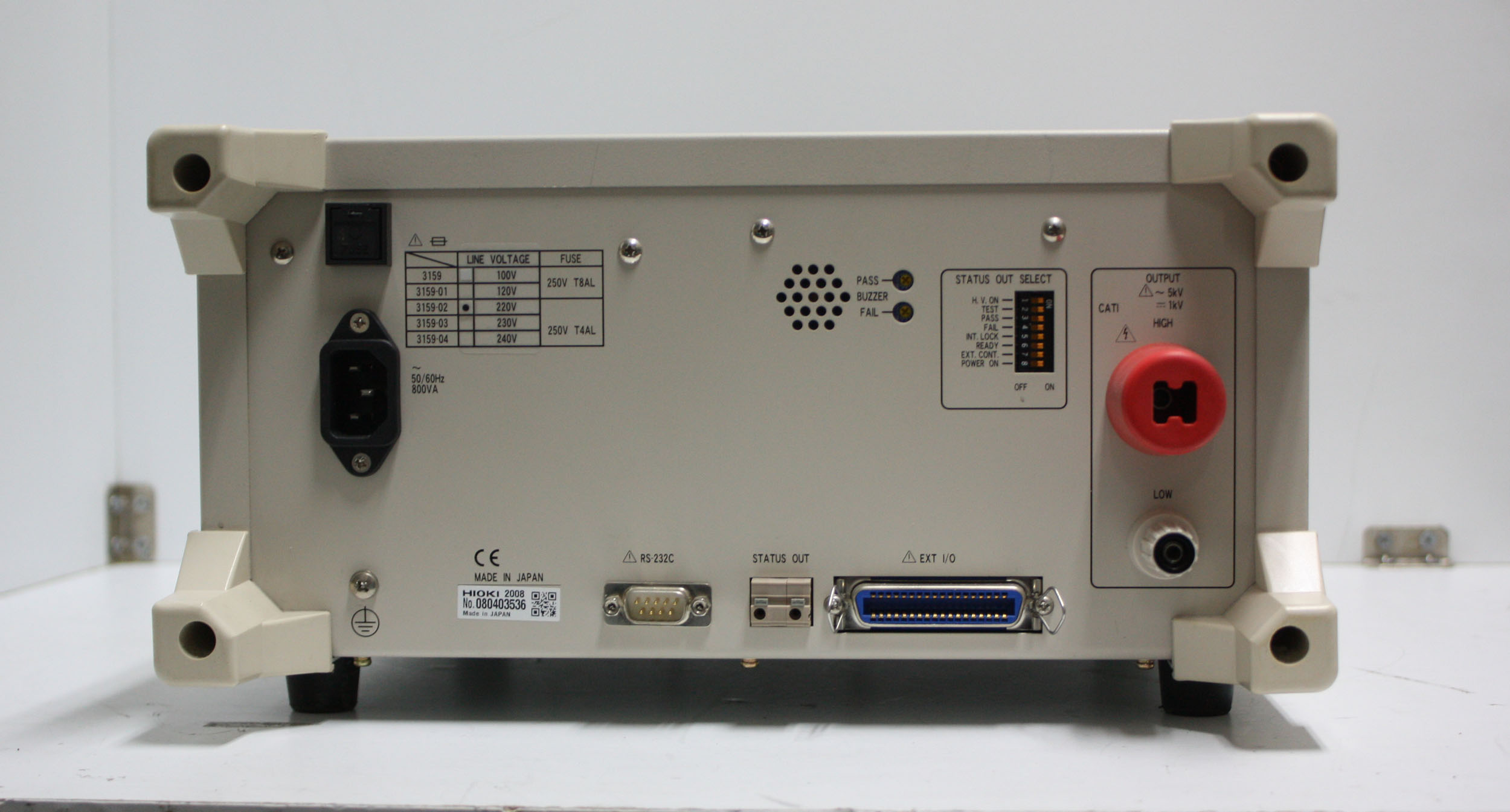 HIOKI Insulation/withstanding Hitester 3159 - 계측기-장터 - 소리전자