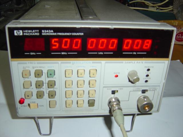 소리전자 - MICROWAVE FREQUENCY COUNTER ( HP5343A )