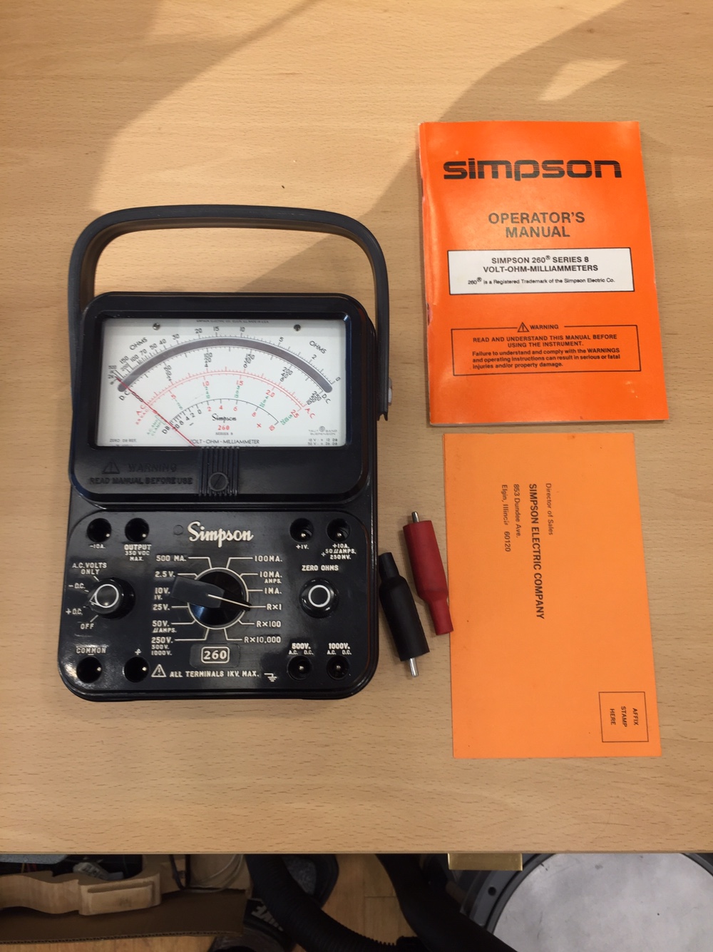 simpson 260시리즈8m 심슨260 8m 아날로그 테스터기 신품 수준판매 합니다 - 계측기-장터 - 소리전자