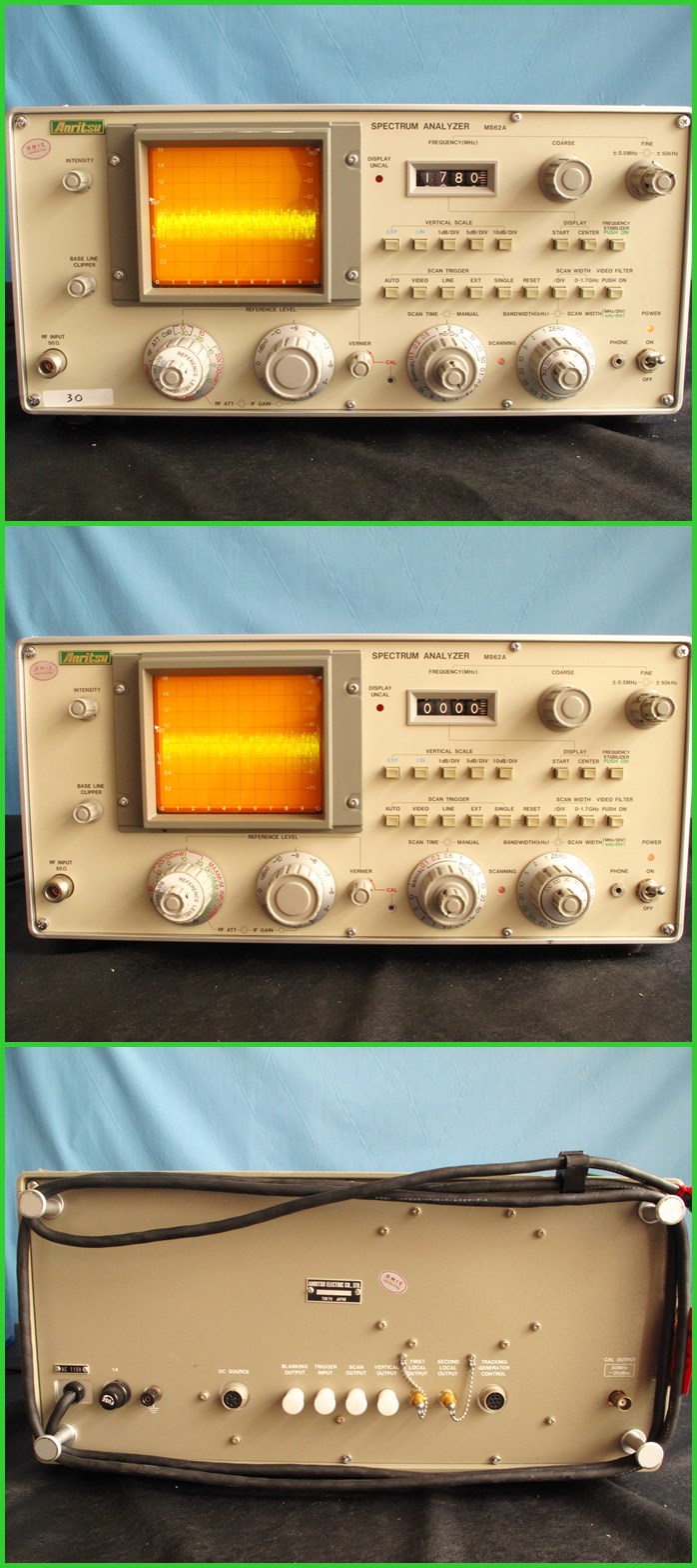 Anu MS62A - Seu Anyze (스펙트럼 아날라이져) - 계측기-장터 - 소리전자