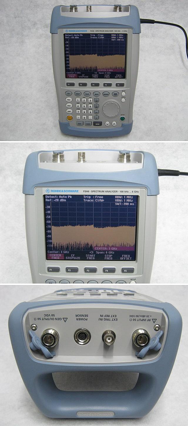 소리전자 - Re & Sz FSH6 SPECTRUM ANALYZER (로데슈바르즈 휴대용 신호 분석기)