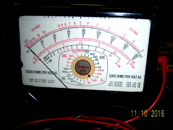 소리전자 - 심프슨262 멀티테스터