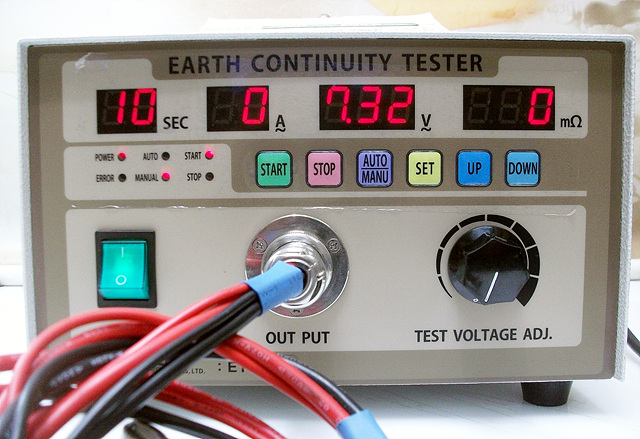 EARTH CONTINUITY TESTER 접지연속성시험기 - 계측기-장터 - 소리전자