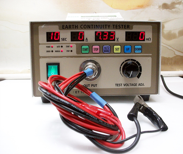 EARTH CONTINUITY TESTER 접지연속성시험기 - 계측기-장터 - 소리전자