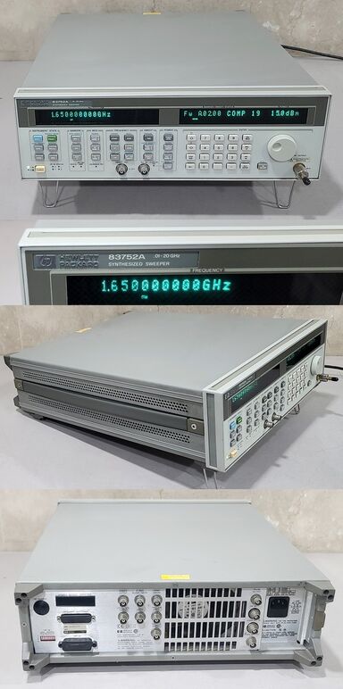 hp 83752A Synthesized Sweeper 0.01 - 20 GHz - 계측기-장터 - 소리전자