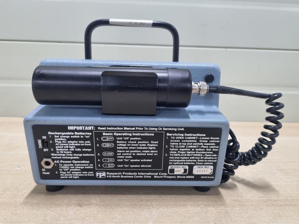 소리전자 - RPI RAD-MONITOR GM1 방사능 측정기 Radiation/Contamination Survey Meter