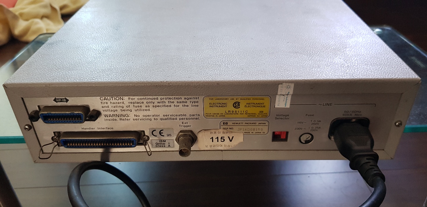 [판매완료] HP 4339B High Resistance Meter 고저항메타 - 계측기-장터 - 소리전자