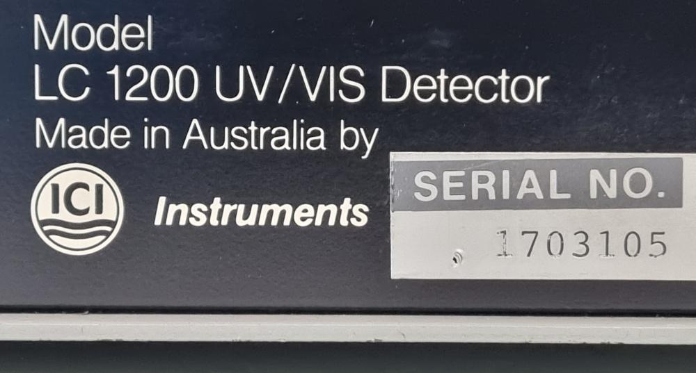 소리전자 - ICI Instruments LC 1200 UV/VIS Detector