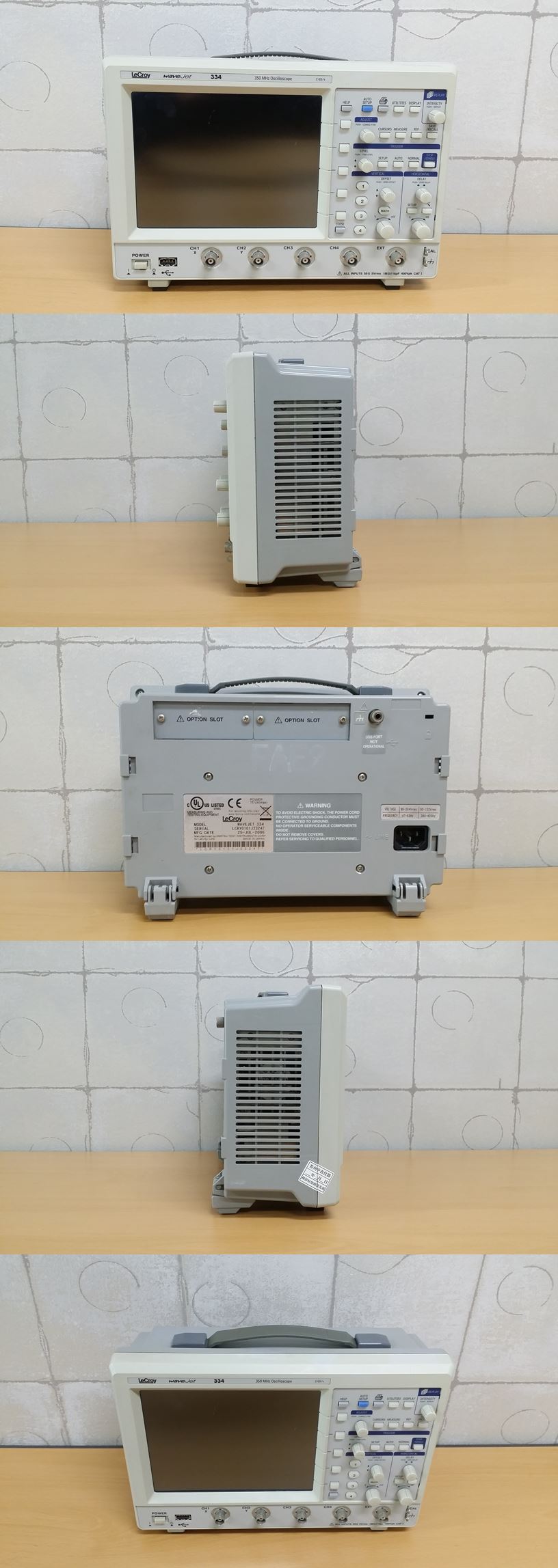 소리전자 - 중고오실로스코프 르크로이 LeCoy WaJe 33 350MHz 2G