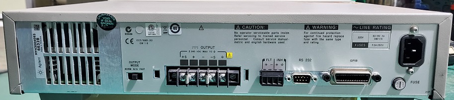 소리전자 - Agilent 6624A .6632B System dc Power Supply