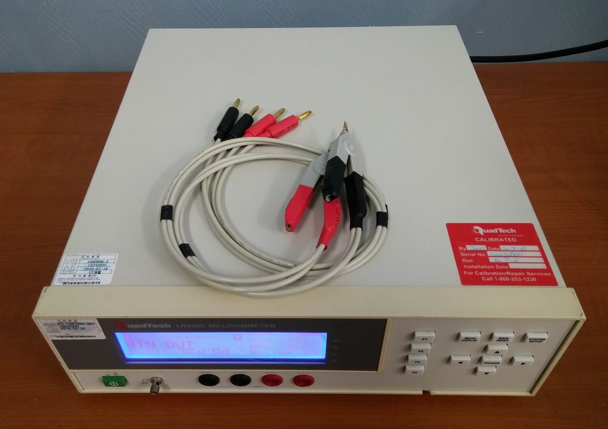 Quadtech LR2000 Milliohm Meter 밀리옴 미터 저저항측정 - 계측기-장터 - 소리전자