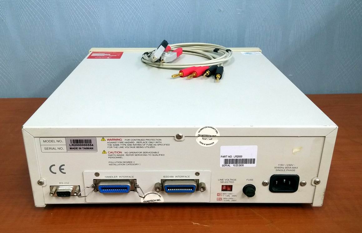 Quadtech LR2000 Milliohm Meter 밀리옴 미터 저저항측정 - 계측기-장터 - 소리전자