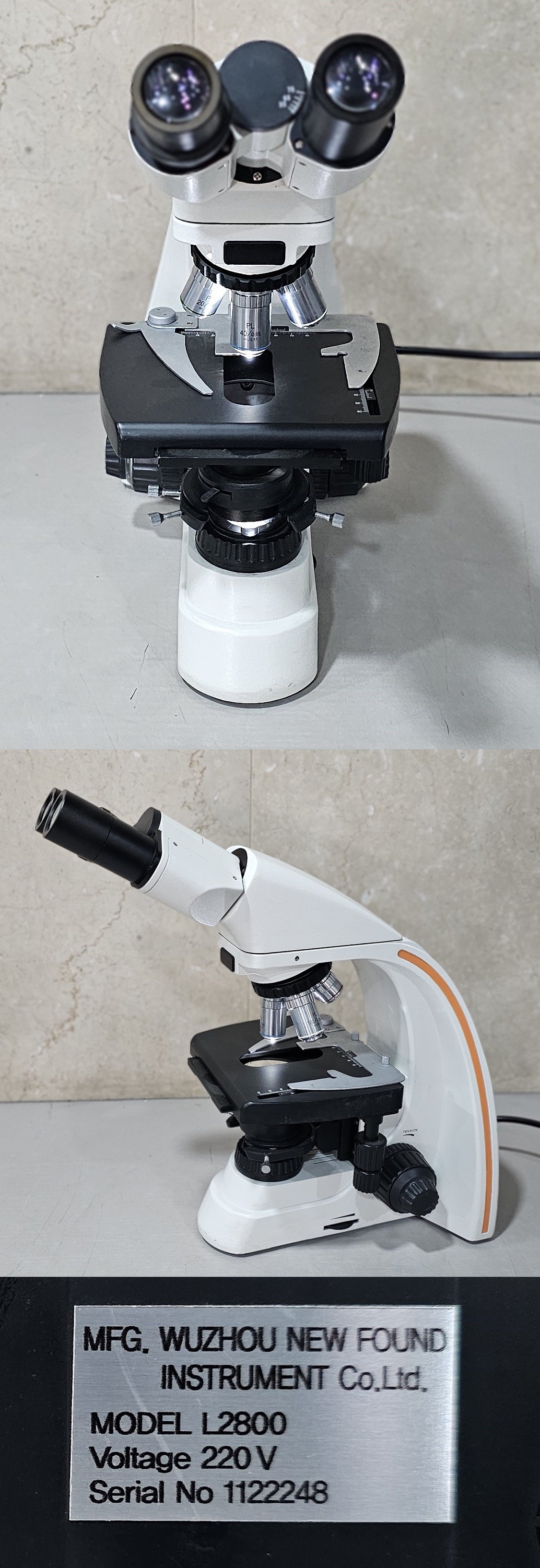 소리전자 - L2800 Trinocular Biological Microscope