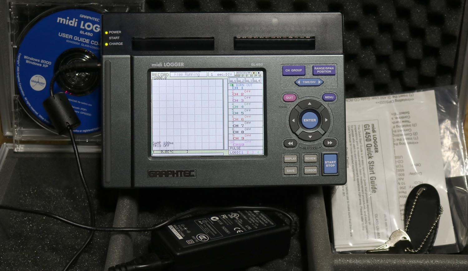 소리전자 - Graphtec GL450 MIDI LOGGERS