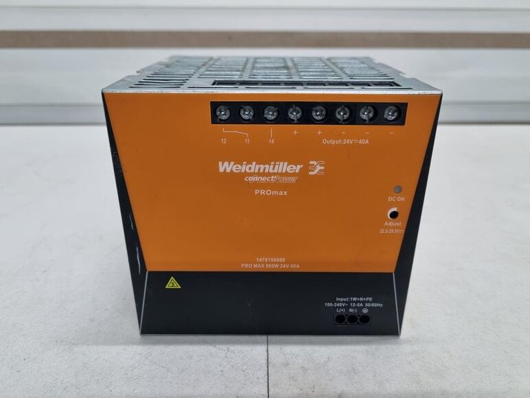 소리전자 - Weidmuller Switching Power Supply PRO MAX 960W 24V 40A