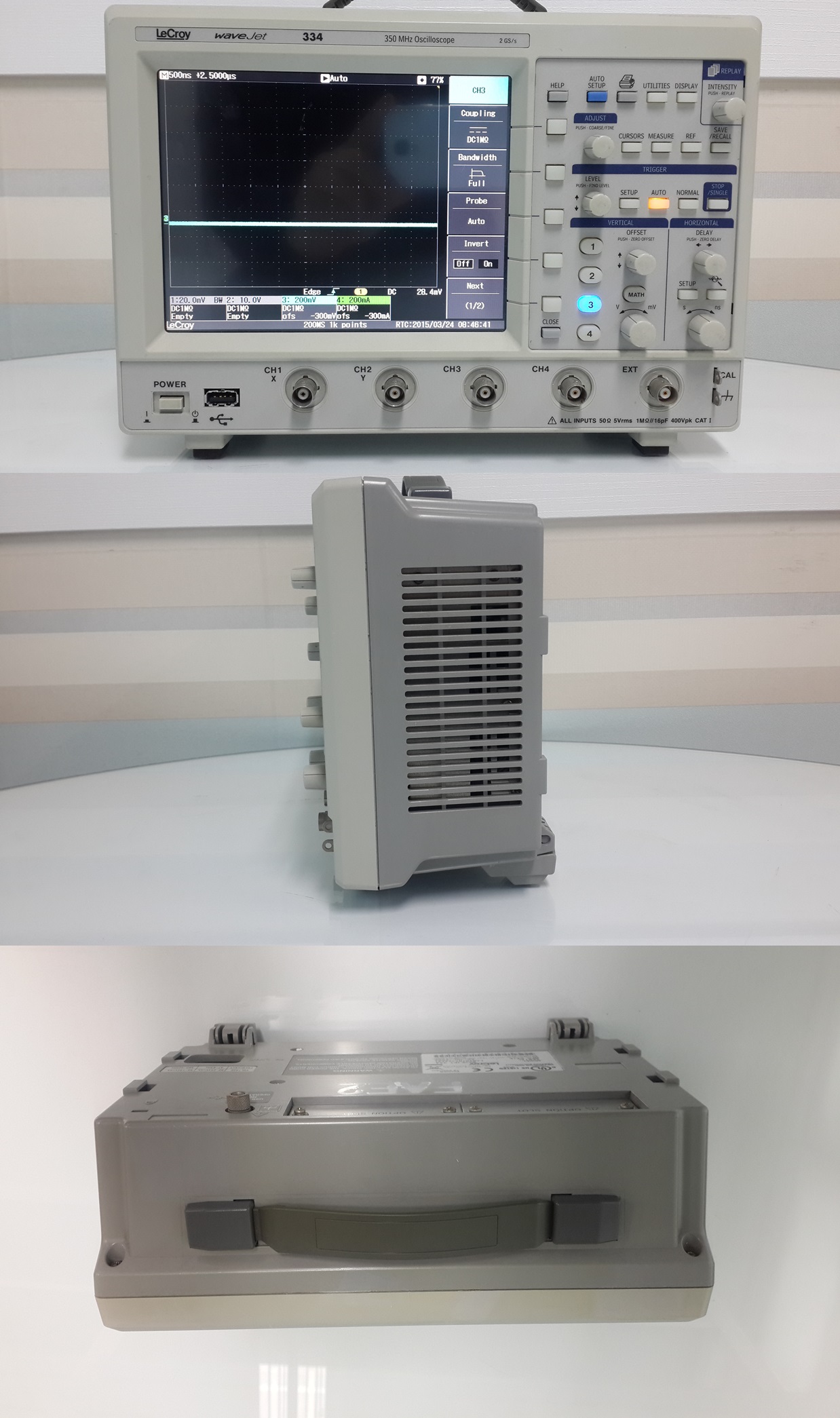 소리전자 - 중고오실로스코프 LeCy e 33 350MHz채널 판매