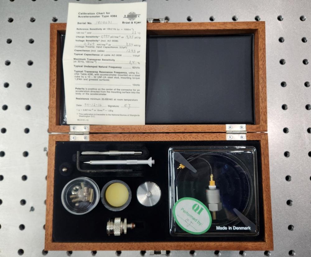 Bruel & Kjaer Type 4384 Accelerometer - 계측기-장터 - 소리전자