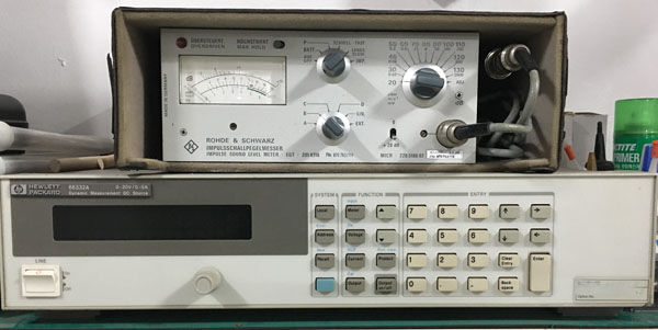 소리전자 - HP 66332A DC Power Sourge / Rohde Sound Level Meter