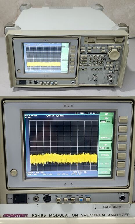 Advantest R3465 Spectrum Analyzer, 9 kHz - 8 GHz - 계측기-장터 - 소리전자