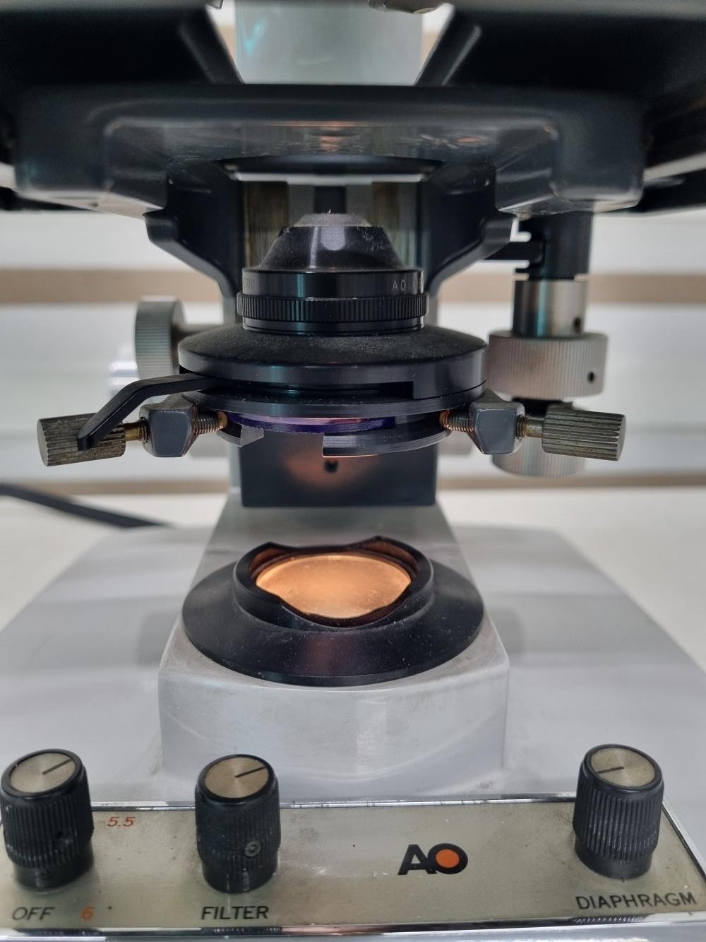 AO American Optical Microstar Microscope 현미경 - 계측기-장터 - 소리전자