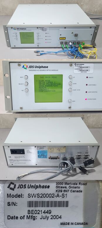 JDS SWS20002-A-S1 Source Optics Module - 계측기-장터 - 소리전자