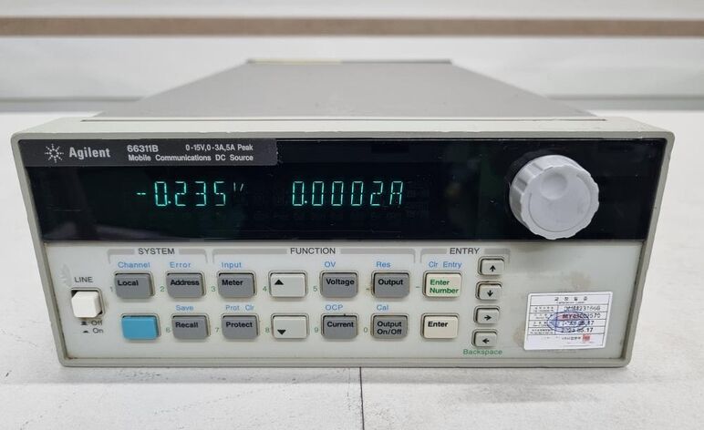 소리전자 - Agilent 66311B / Agilent 66321D Mobile Communications DC Source