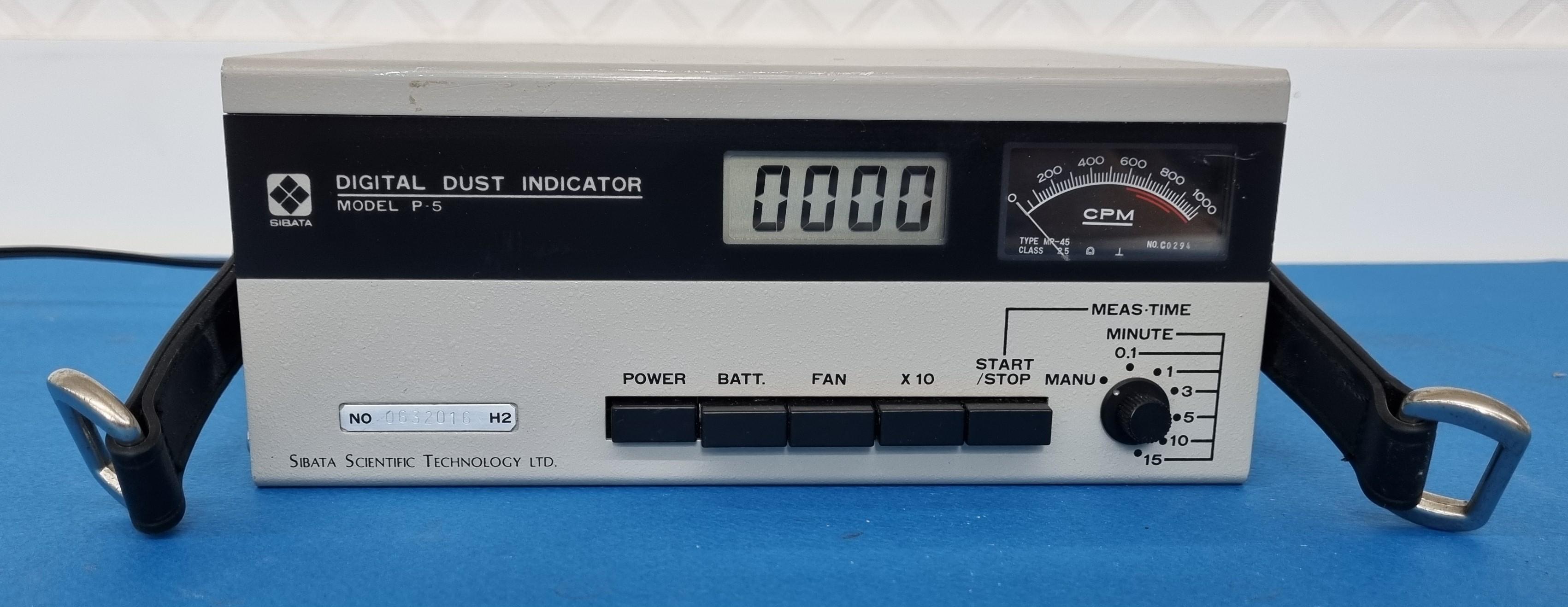 SIBATA Digital Dust Indicator p-5 분진 측정기 - 계측기-장터 - 소리전자