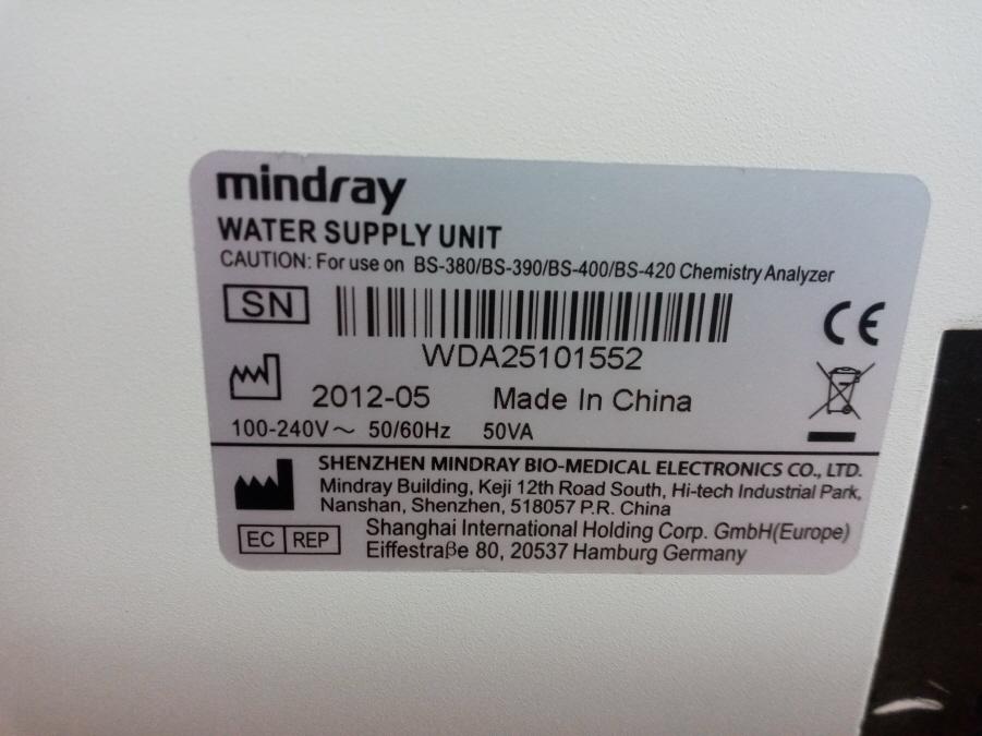 mindray water supply unit 급수장치 - 계측기-장터 - 소리전자