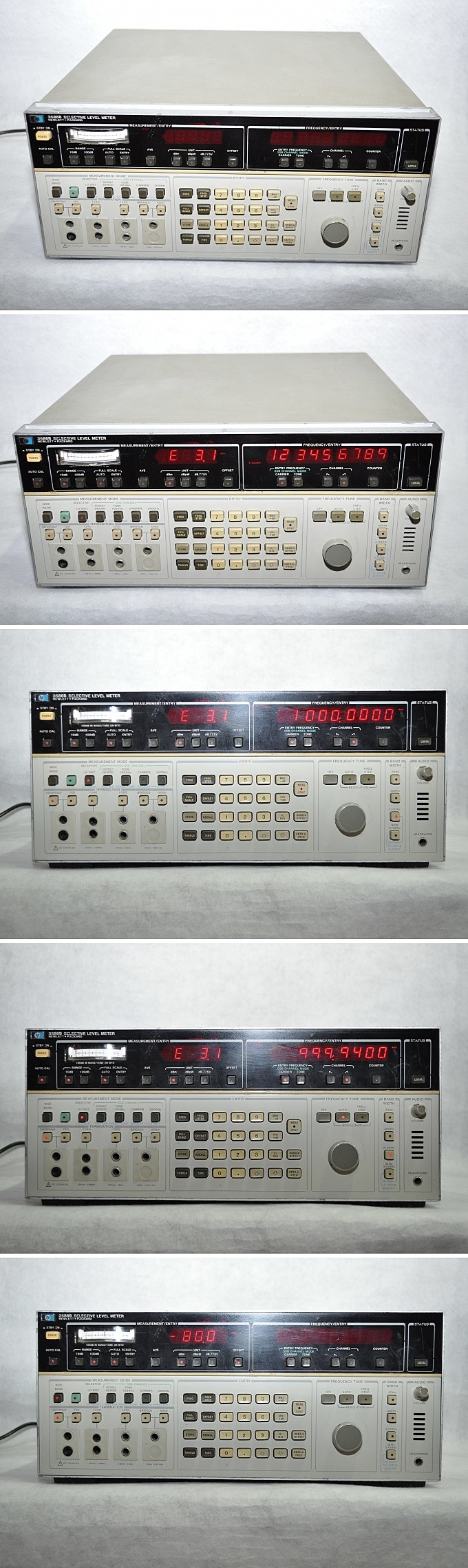 소리전자 - HP/KEYSIGHT 3586B SELECTIVE LEVEL METER w/ OPT 003 & 004