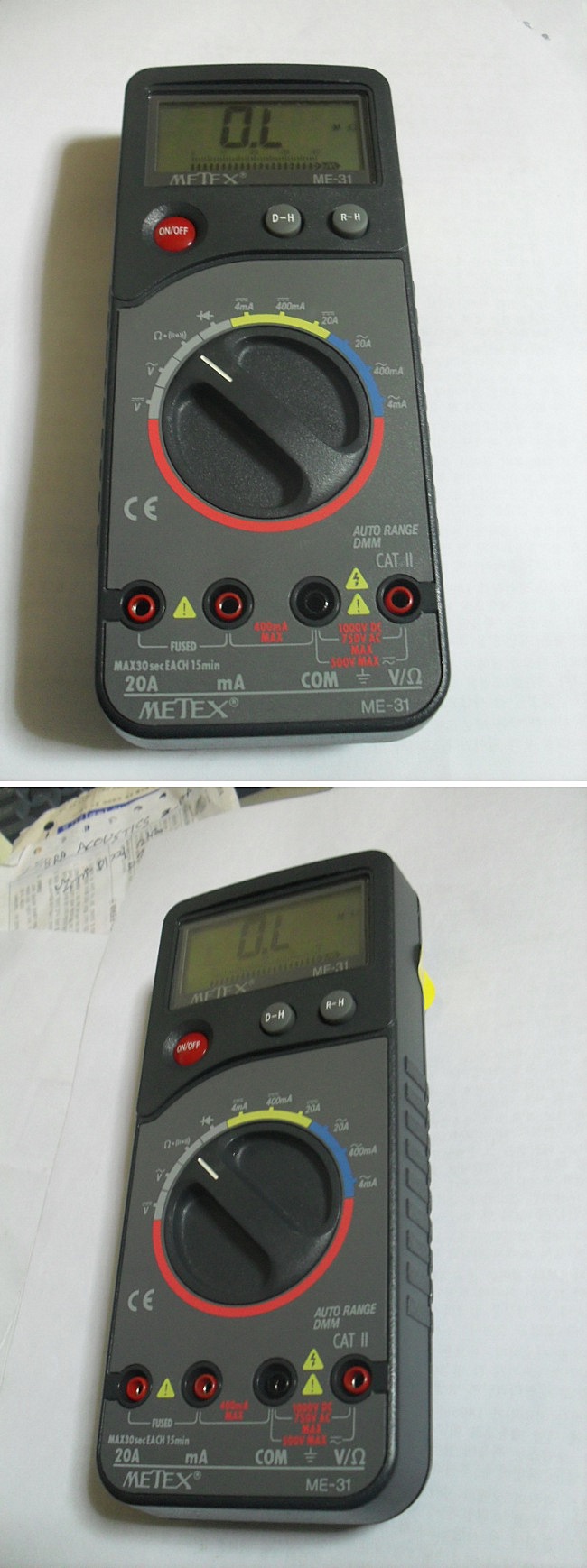 (테스터기) METEX ME-31 디지털멀티미터 - 계측기-장터 - 소리전자