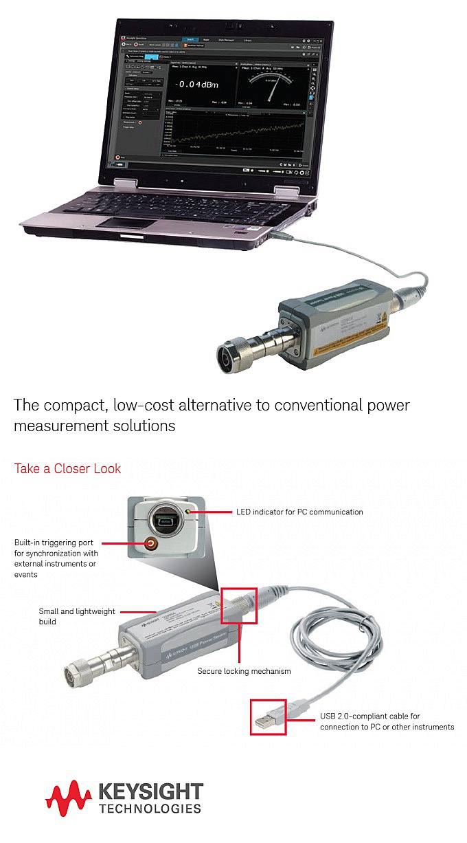 소리전자 - KEYSIGHT U2004A USB POWER SENSOR 키사이트 USB 파워 센서 U2004A