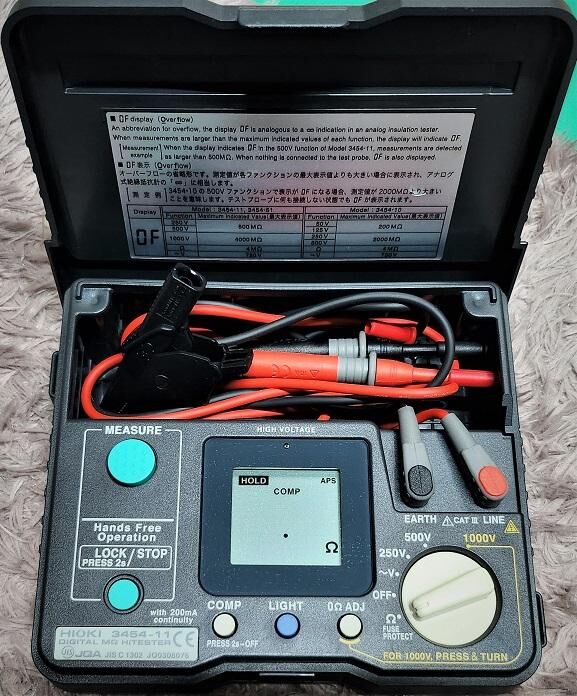 소리전자 - Hioki 3454-11 Digital Mega-Ohm Meter HiTester