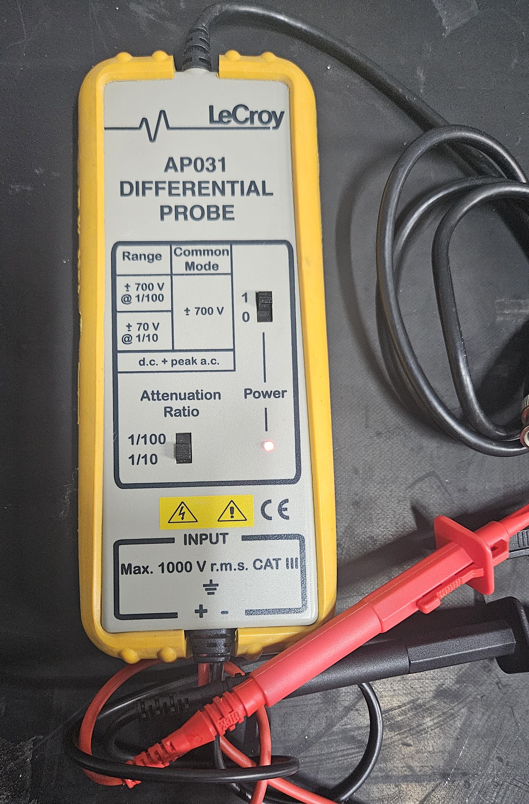 소리전자 - LeCroy AP031 DIFFERENTIAL PROBE