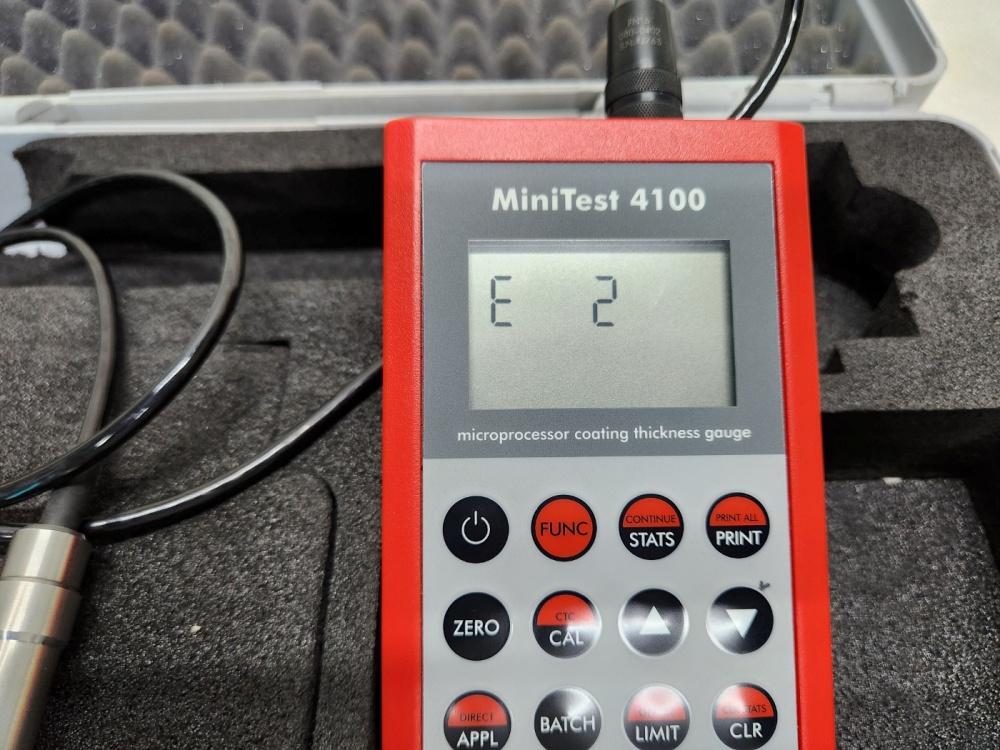 ElektroPhysik Minitest 4100 코팅 두께 측정기---수리용, 부품용 - 계측기-장터 - 소리전자