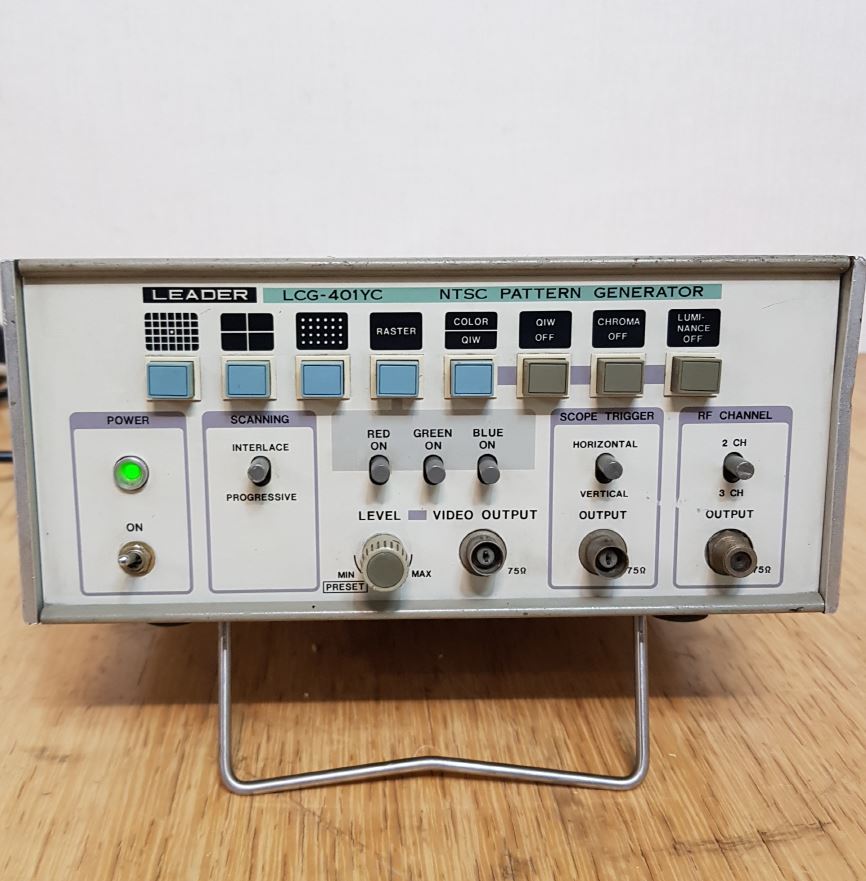 LEADER NTSC PATTERN GENERATOR LCG-401YC - 계측기-장터 - 소리전자