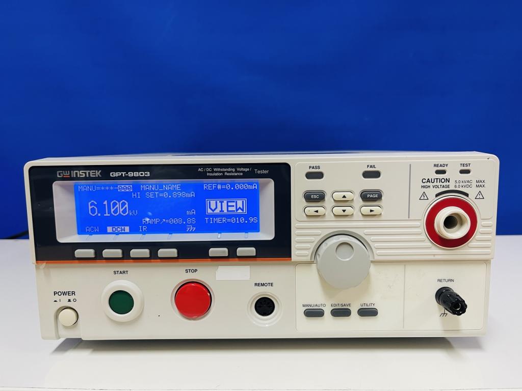 GPT-9803 굿윌인스텍 내전압시험기 절연저항측정기 판매 - 계측기-장터 - 소리전자
