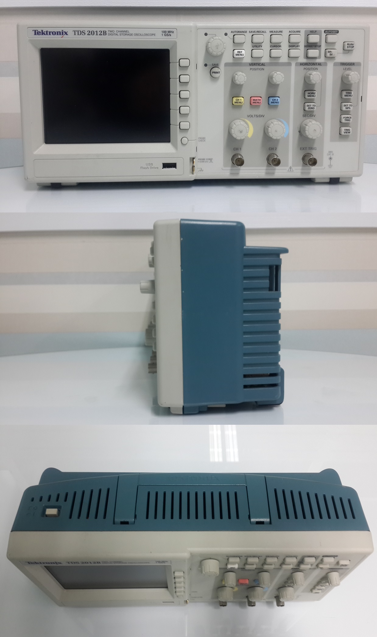소리전자 - 중고오실로스코프 텍트로닉스 TDS2012B 100MHz 2채널 판매