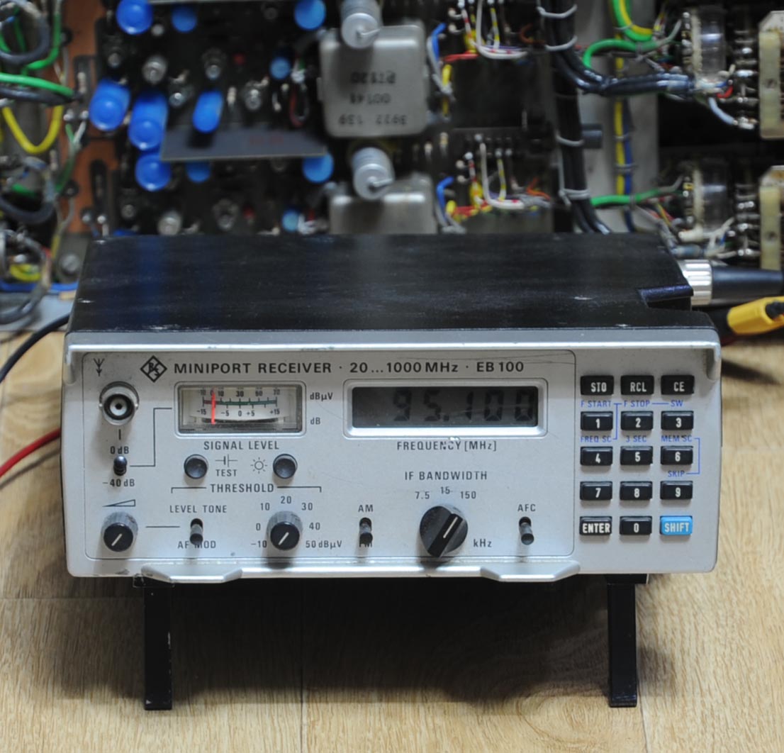 Rohde & Schwarz EB100 Miniport Measuring Receiver(2) - 계측기-장터 - 소리전자