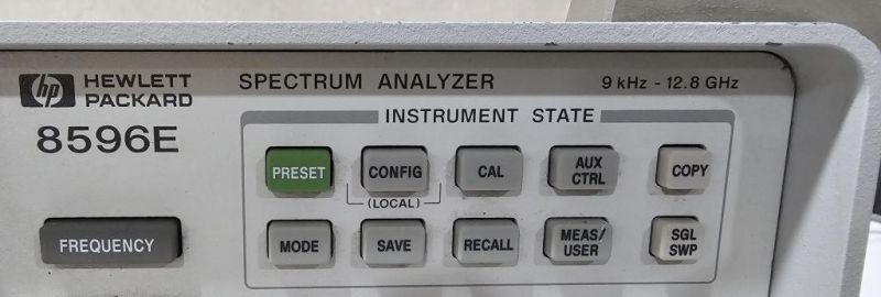 HP 8596E Spectrum Analyzer 9khz-12.8Ghz - 계측기-장터 - 소리전자