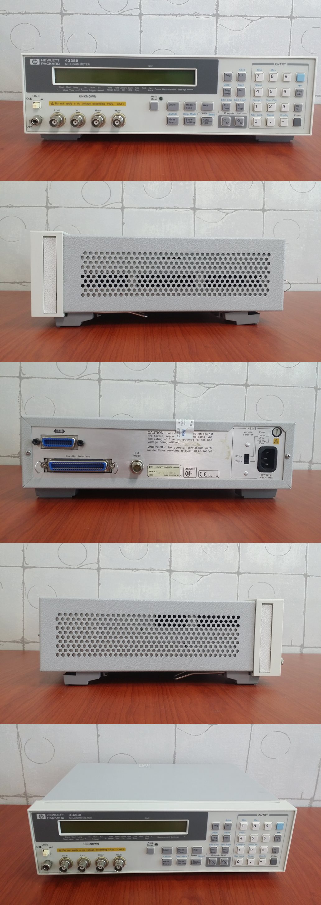 소리전자 - 중고계측기 HEWLETT PACKARD(HP) MILLIOHMMETER 338B 밀리옴미터 판매