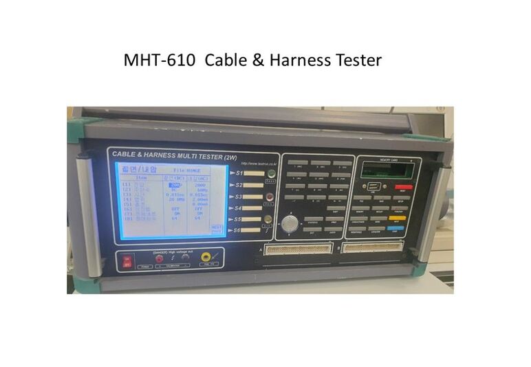 MHT-610 Cable & Harness Tester 를 판매합니다. - 계측기-장터 - 소리전자
