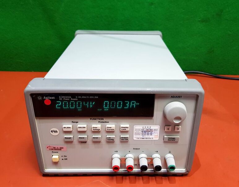 소리전자 - Agilent HP E3633A 0-8V 20A -20V 10A Power Supply
