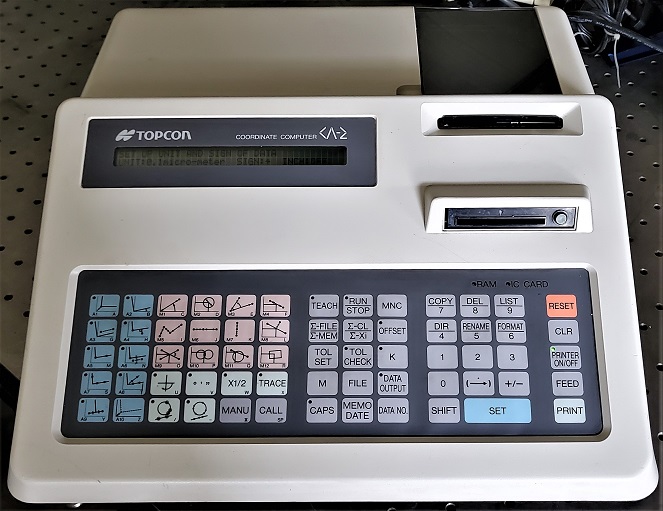 Topcon coordinate computer ca-2 - 계측기-장터 - 소리전자