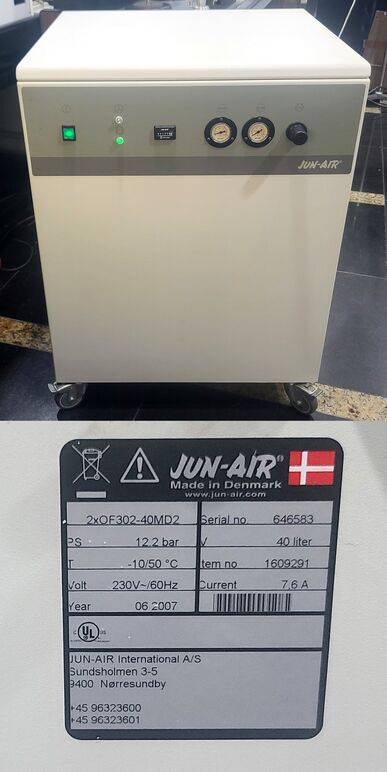 소리전자 - JUN-AIR 2xOF302-40M 저소음 컴프레샤