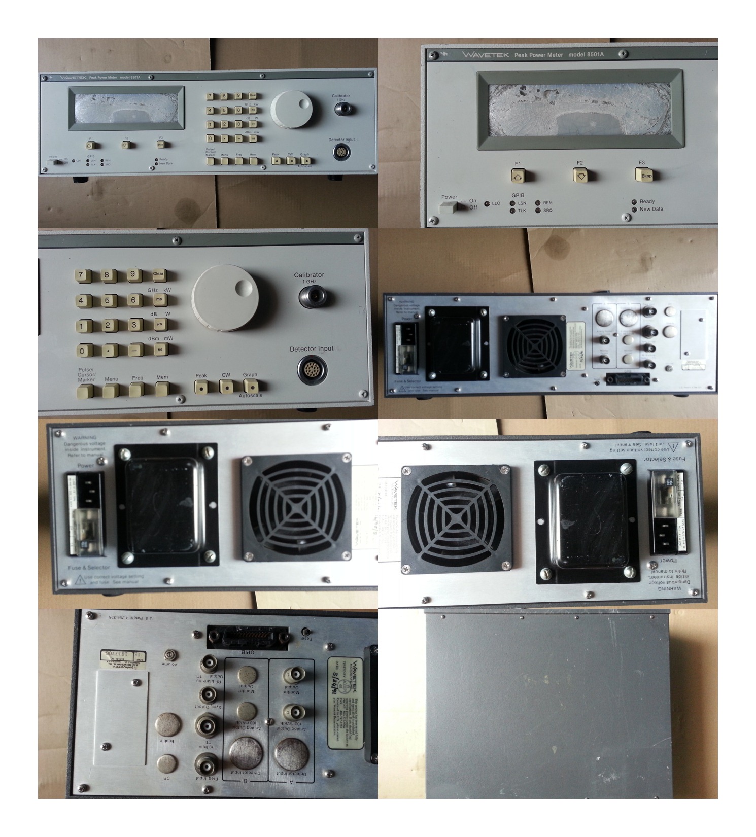 Peak Powe Me (8501A) & RF Cable (11500A) & 납연기 흡입기 판매 - 계측기-장터 - 소리전자