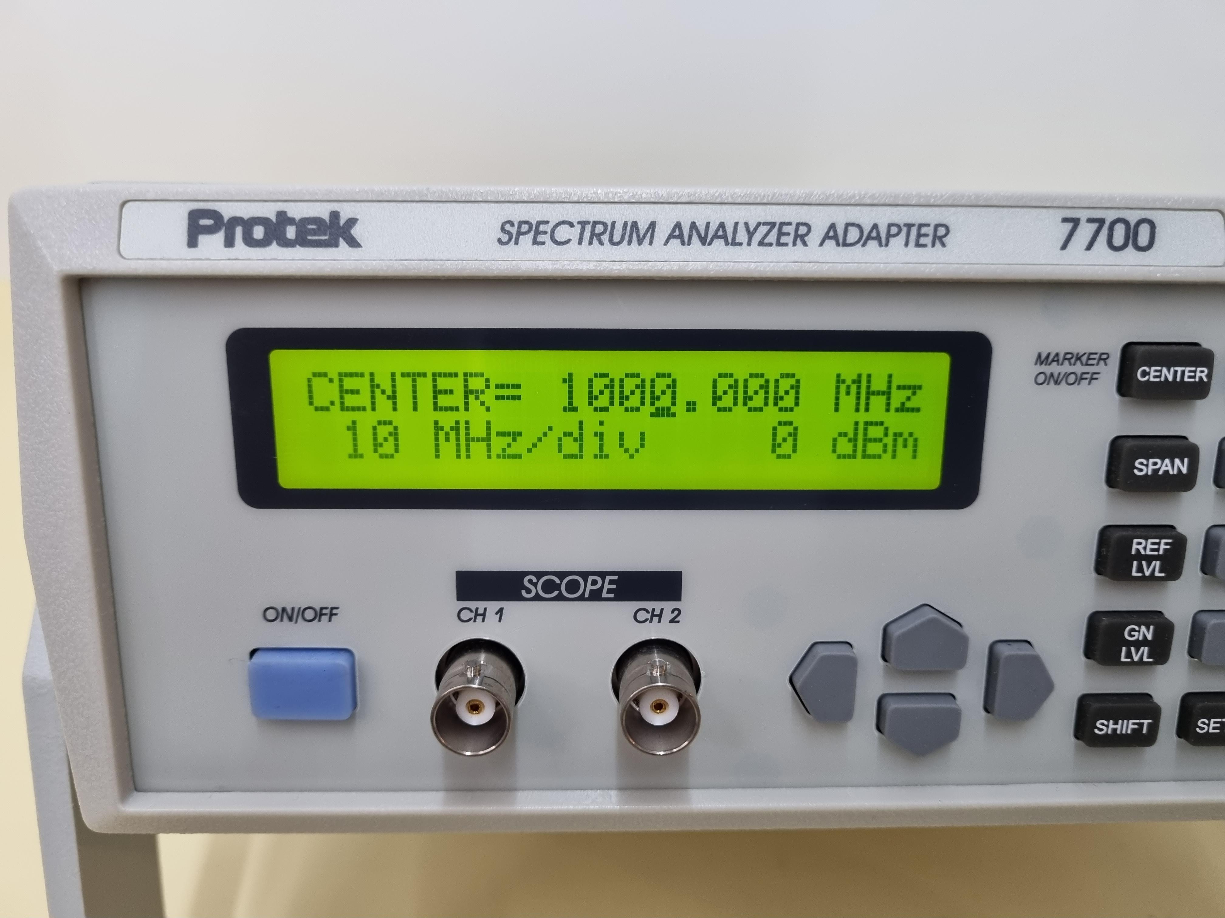 Protek Spectrum Analyzer Adapter 7700 (신품 수준) - 계측기-장터 - 소리전자