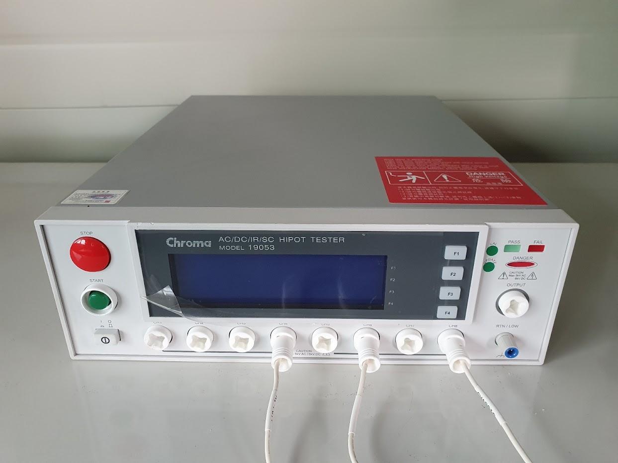 소리전자 - Chroma 19053 Hipot Tester(AC/DC/IR/8CH SC)