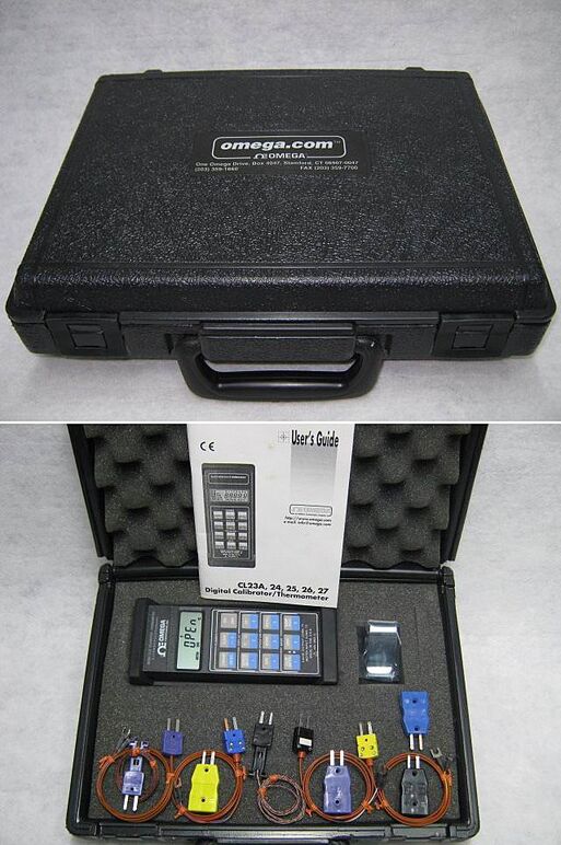 OMEGA CL DIGITAL CALIBRATOR THERMOMETER - 계측기-장터 - 소리전자