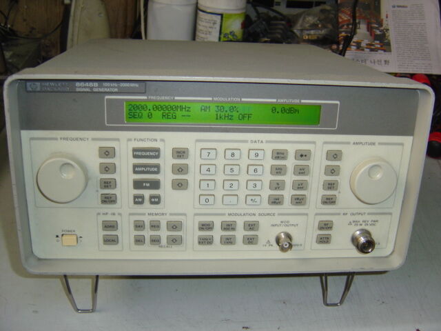 SIGNAL GENERATOR ( 8648B ) - 계측기-장터 - 소리전자